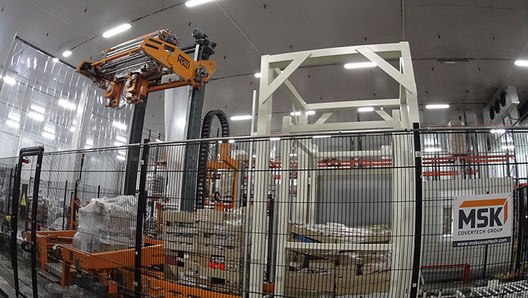 Stretch packaging solutions for logistics centers