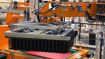 Conventional palletizer technology