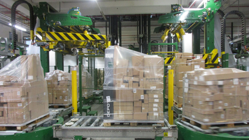 Flexible MSK Pallet Packaging System for Logistics Centre
