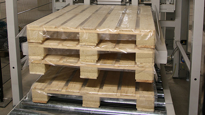 Conventional palletizer technology
