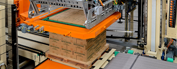 Conventional palletizer technology