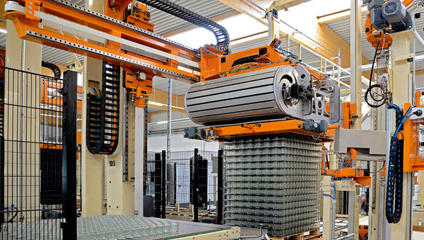 Conventional palletizer technology