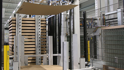 Conventional palletizer technology