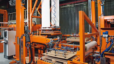 Conventional palletizer technology