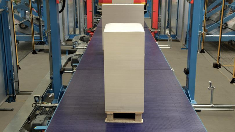 MSK pallet conveyors for paper & cardboard packaging