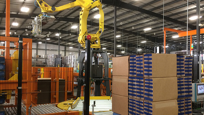 MSK palletizing robots - high flexibility in the tightest of spaces