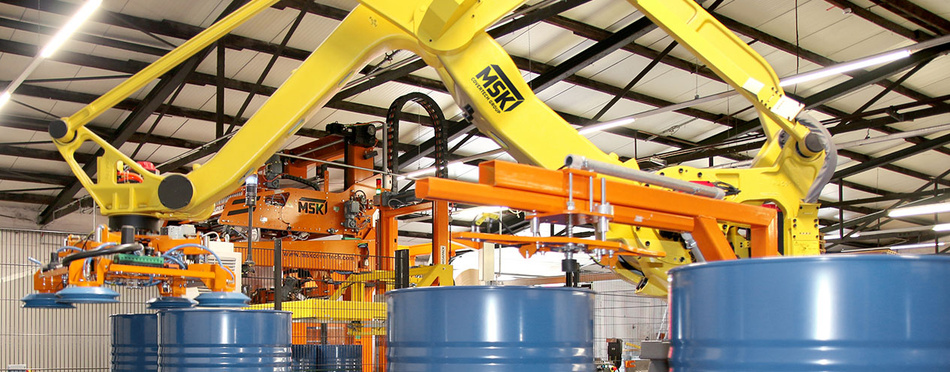 MSK palletizing robots - Palletizer & depalletizer for logistics industry