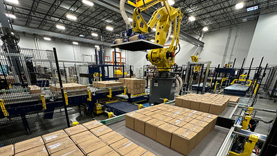 MSK palletizing robots - high flexibility in the tightest of spaces